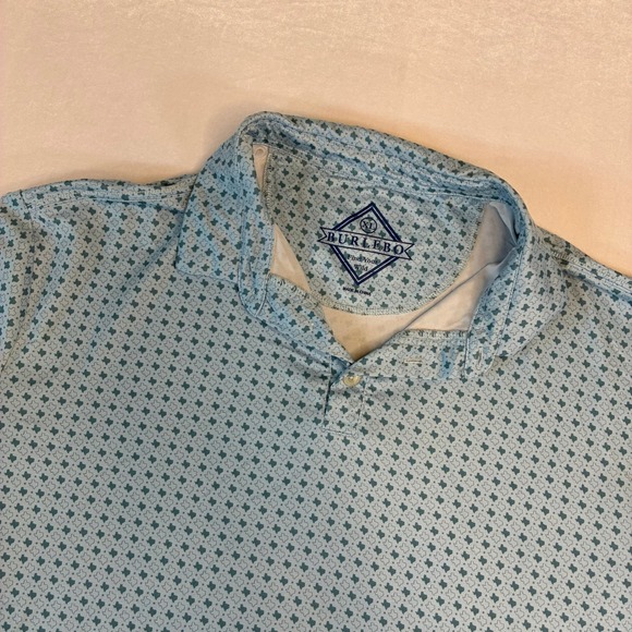 BURLEBO | Shirts | Burlebo Mens Xl Blue Texas All Over Print Short ...